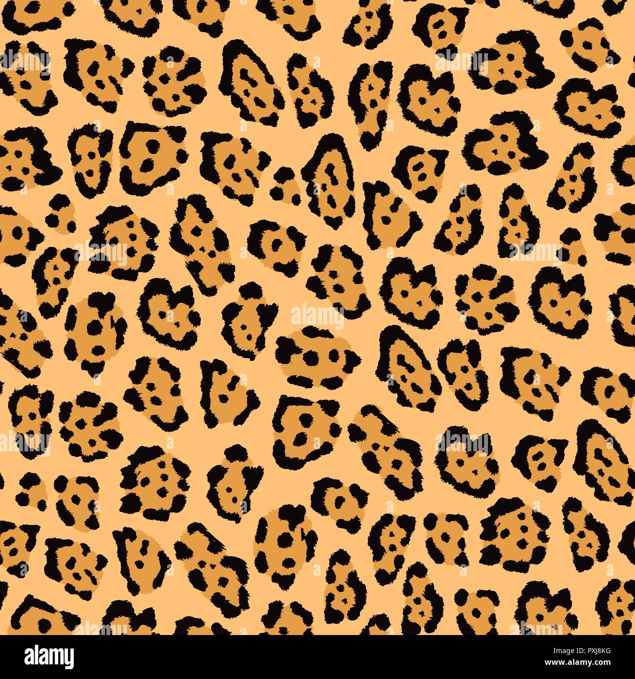 seamless pattern with jaguar skin. Animal print Stock Vector Image ...