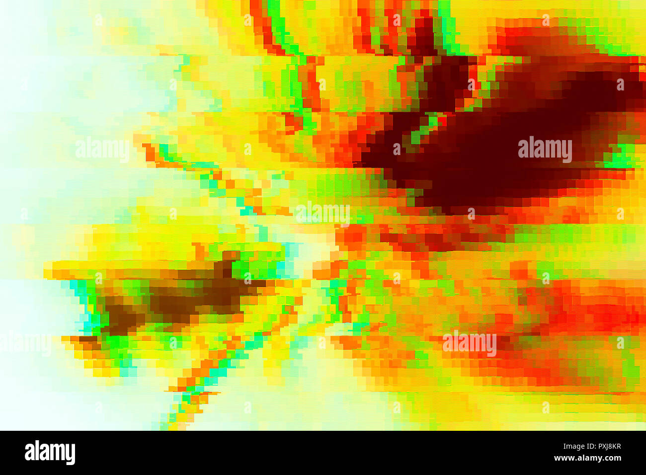 Bright colored noise with crazy directions of light. Modern, trendy ...