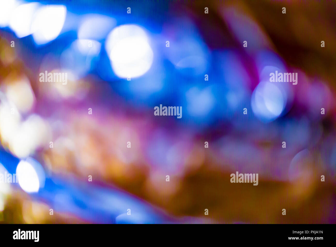 Colorful soft circular bokeh overlay for use to enhance images with ...