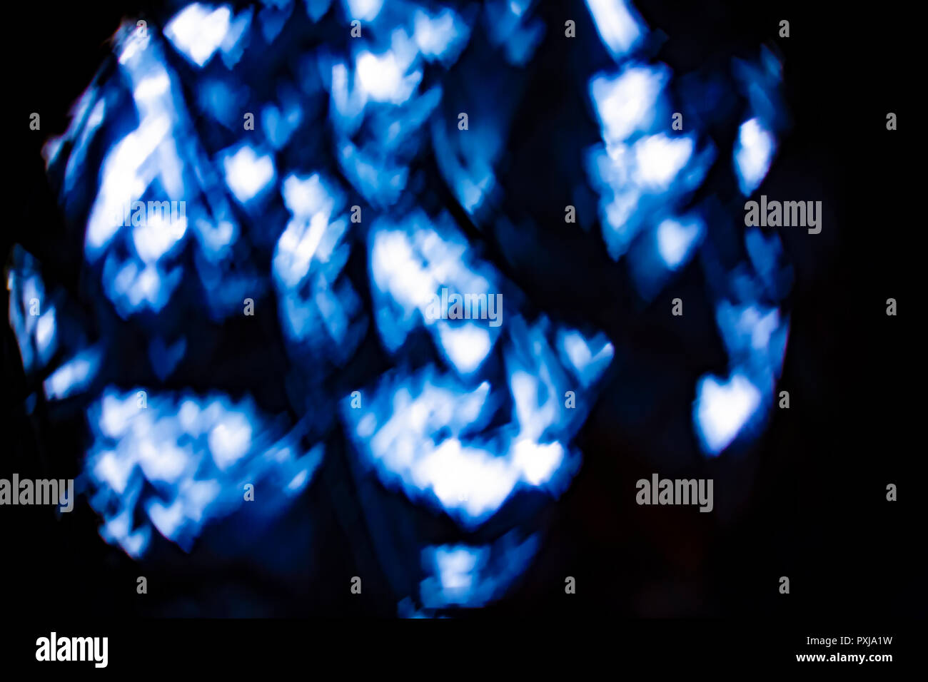 Colorful soft circular bokeh overlay for use to enhance images with ...