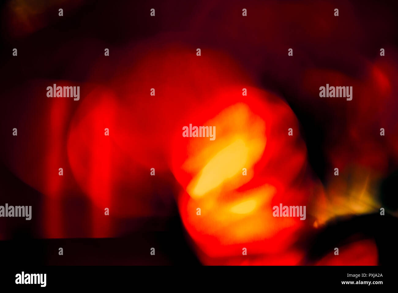 Colorful soft circular bokeh overlay for use to enhance images with ...