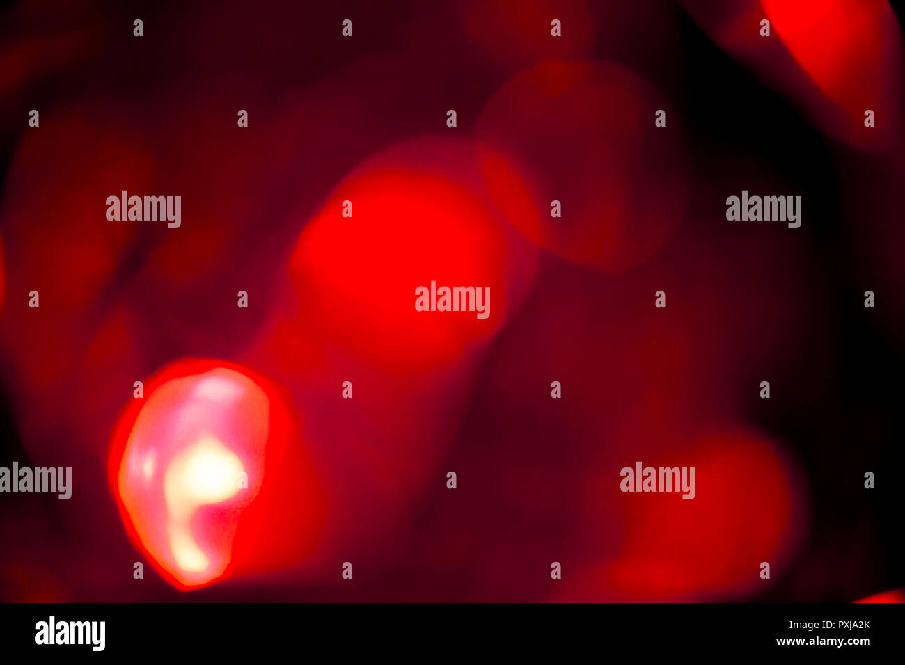 Colorful soft circular bokeh overlay for use to enhance images with ...