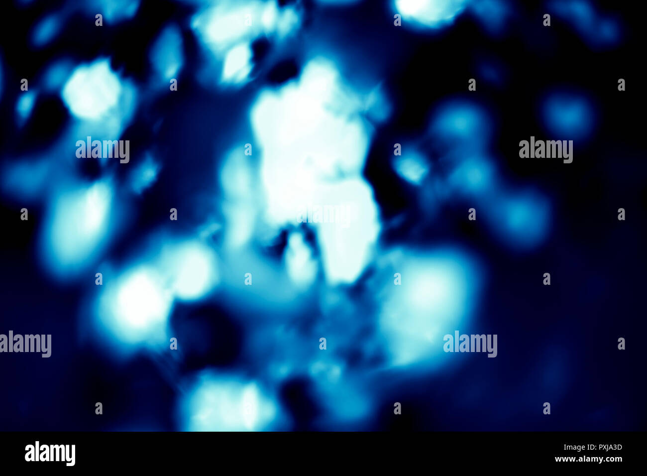 Colorful soft circular bokeh overlay for use to enhance images with ...
