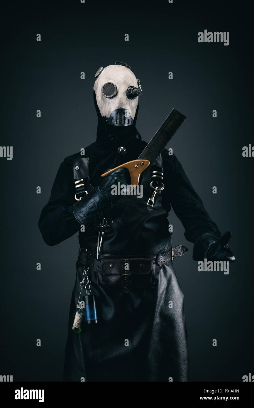 Portrait of a steampunk doctor Stock Photo - Alamy