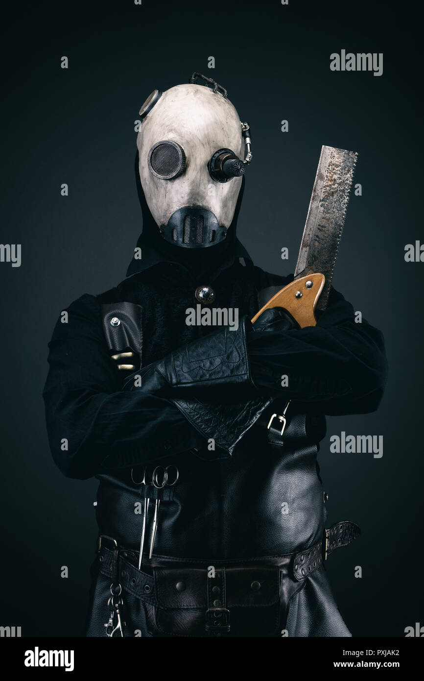 Portrait of a steampunk doctor Stock Photo - Alamy