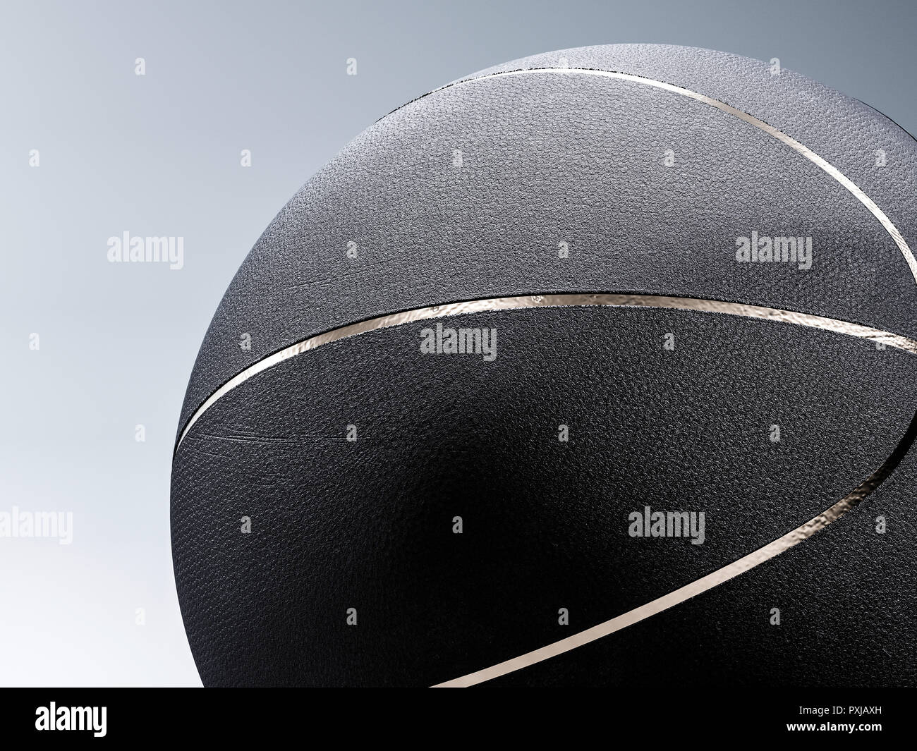 Metalic Basketball close-up on studio background Stock Photo - Alamy