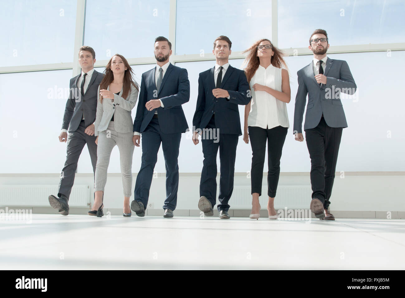 young business team starts its startup Stock Photo - Alamy