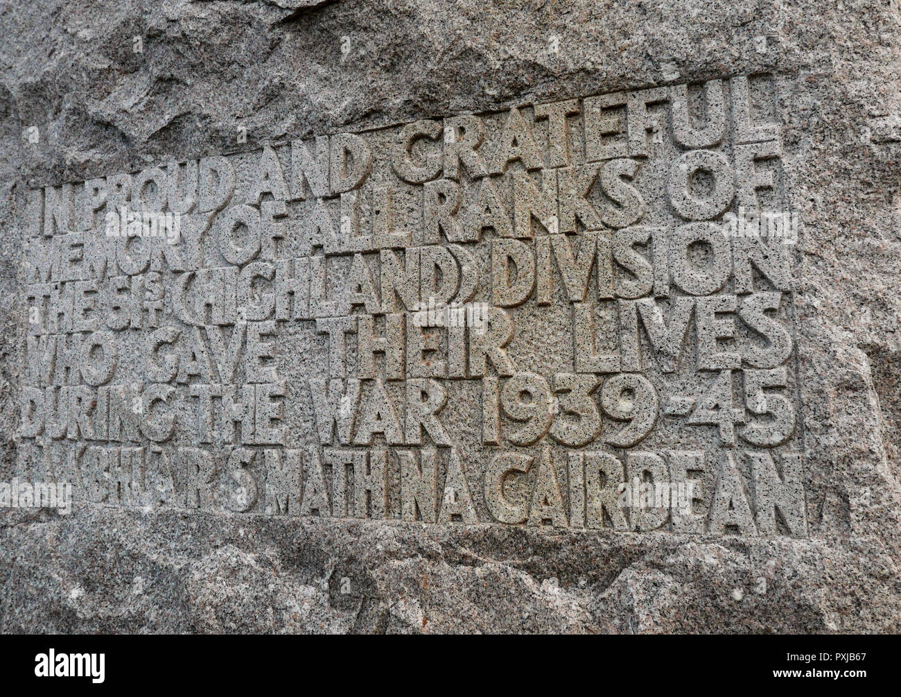 51st highland division hi-res stock photography and images - Alamy