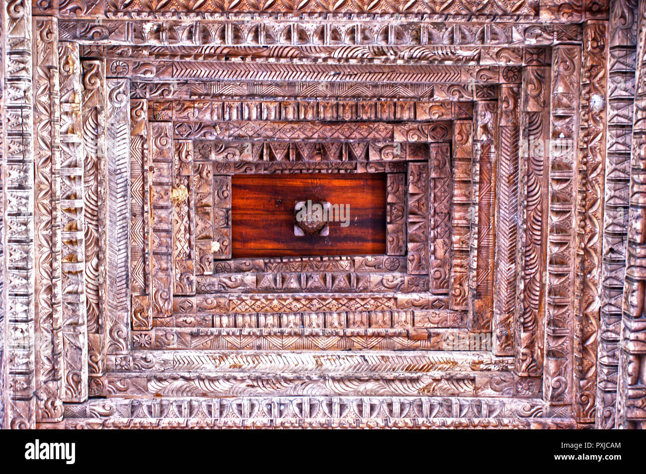 Ukiran Jati, Pattern Wood Interior, Rafles Bogor, West Java, Indonesia ...