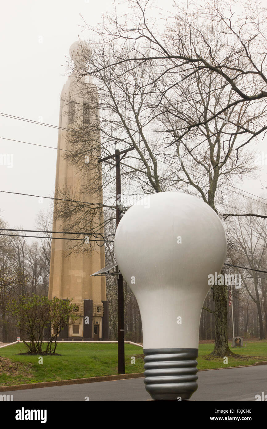 Thomas edison memorial tower hi-res stock photography and images - Alamy