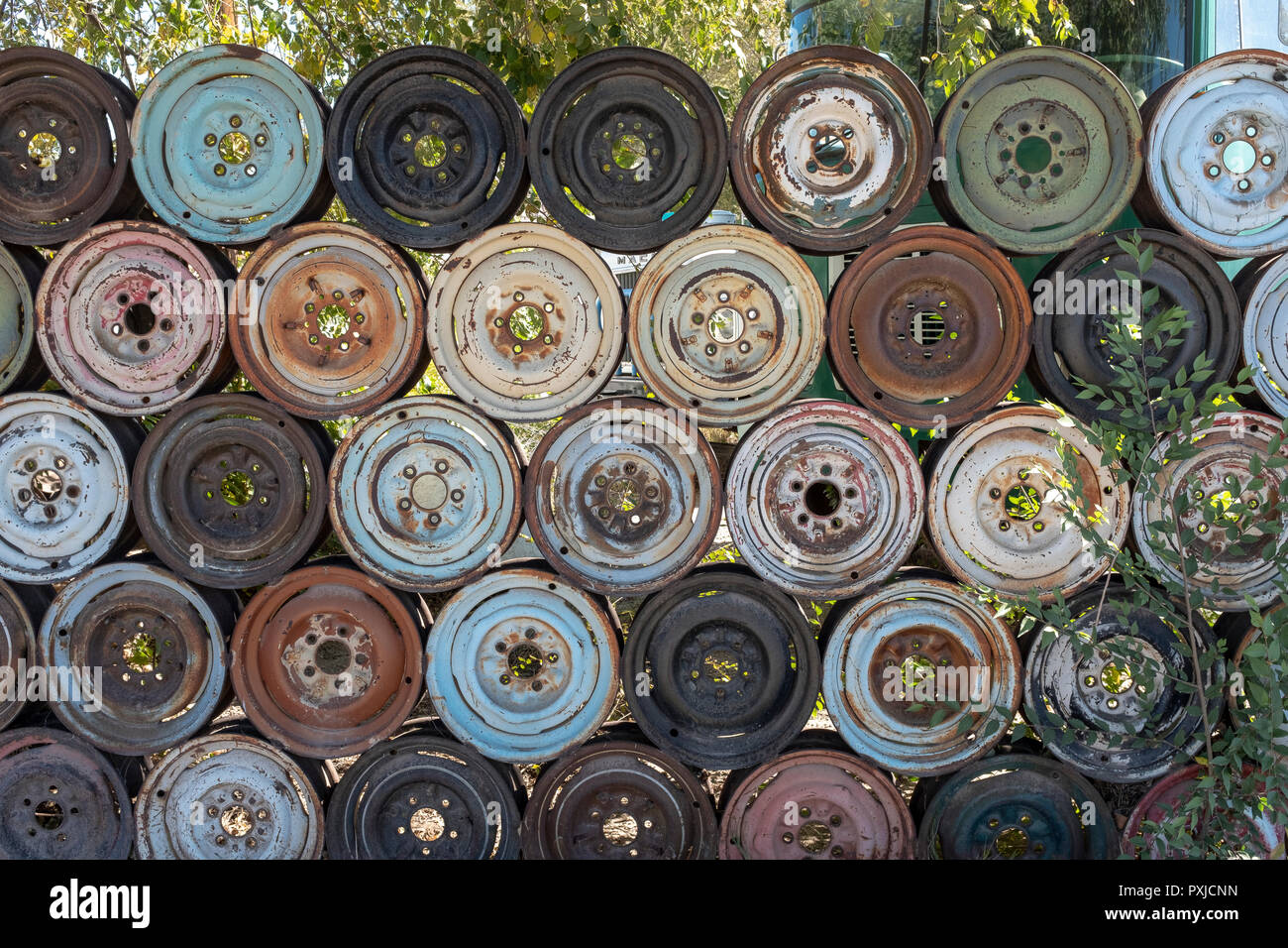 Painted car rims hi-res stock photography and images - Alamy
