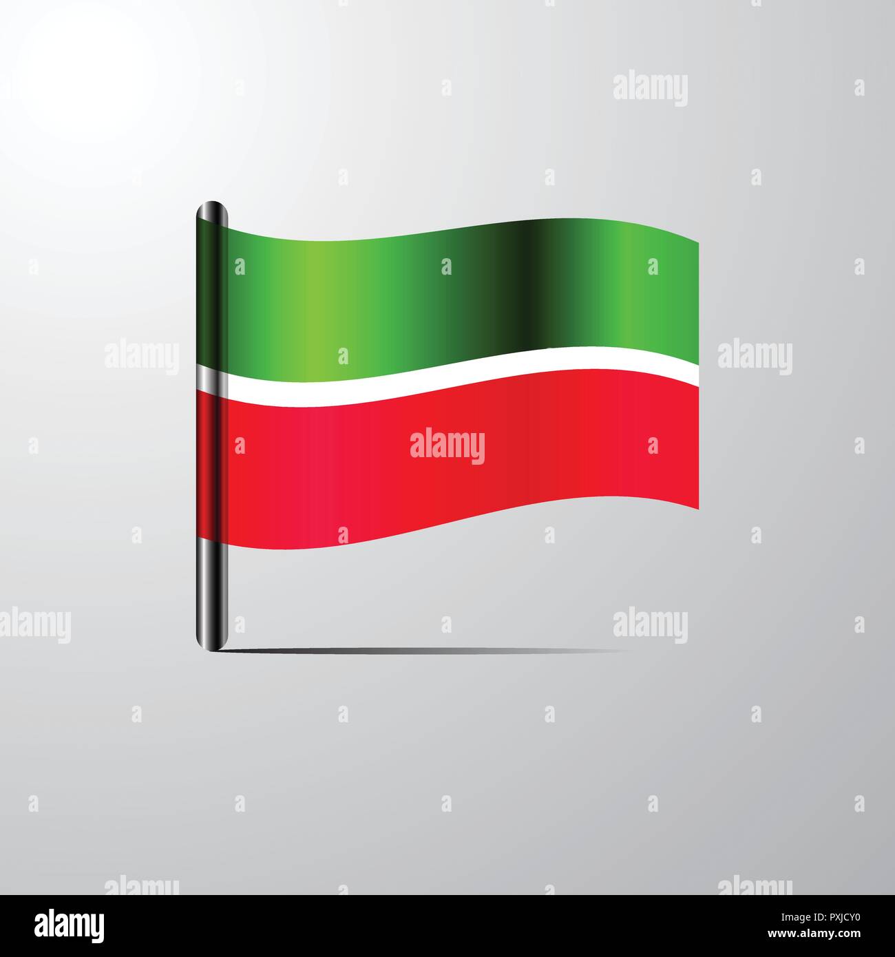 Tatarstan waving Shiny Flag design vector Stock Vector Image & Art - Alamy