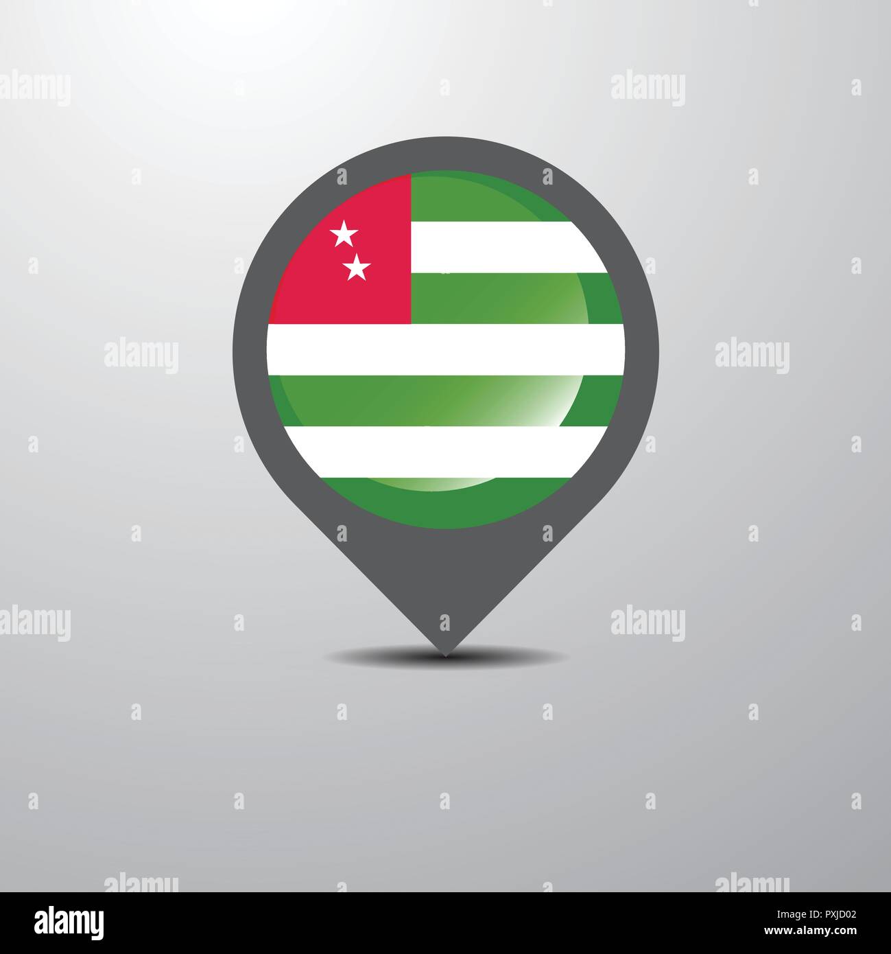Flag map of abkhazia hi-res stock photography and images - Alamy