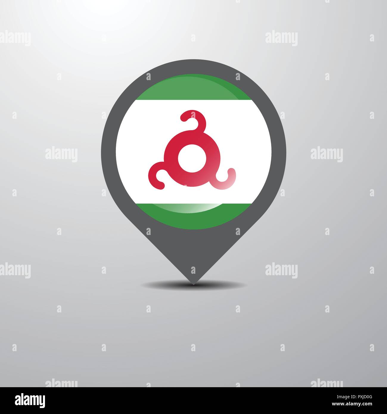 Ingushetia map hi-res stock photography and images - Alamy