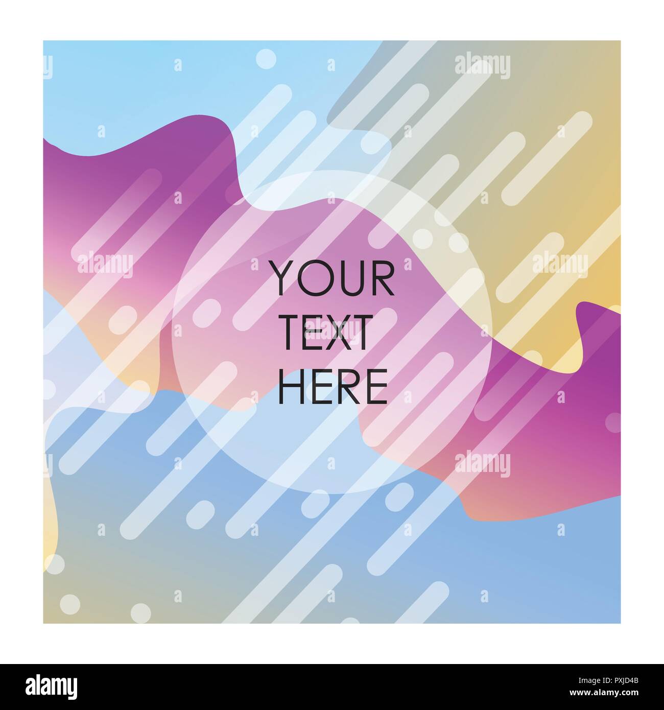 Colorful background with typography design vector Stock Vector Image ...