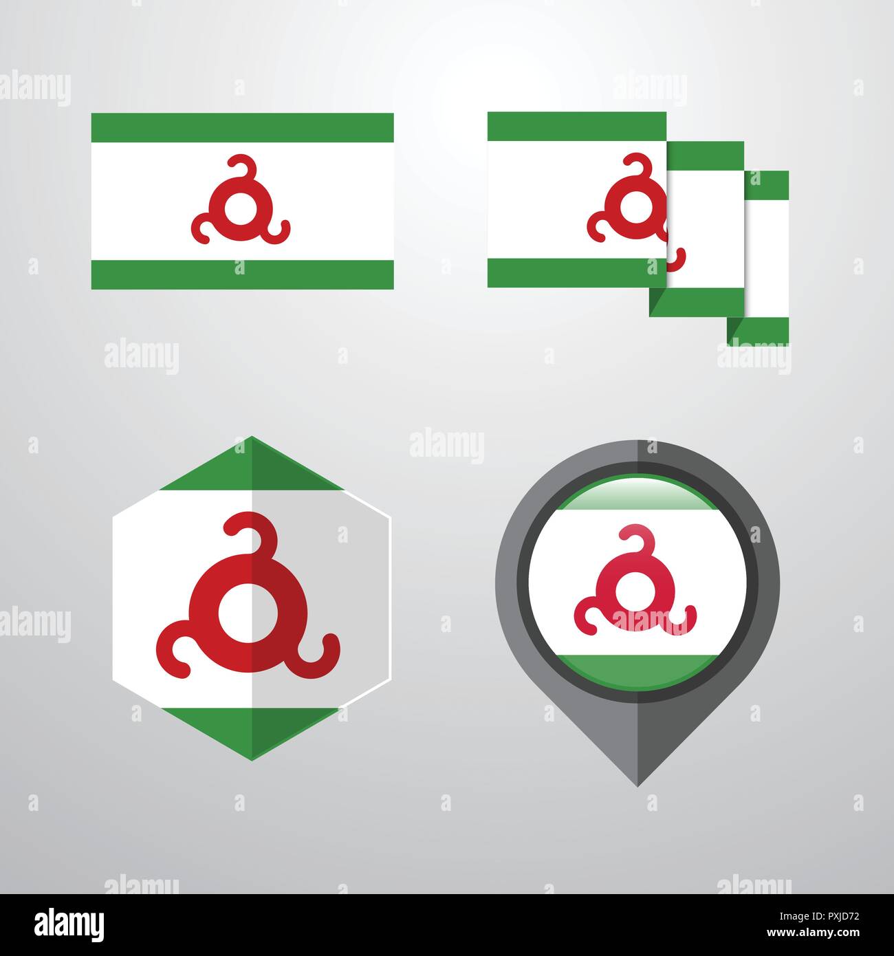 Ingushetia map hi-res stock photography and images - Alamy