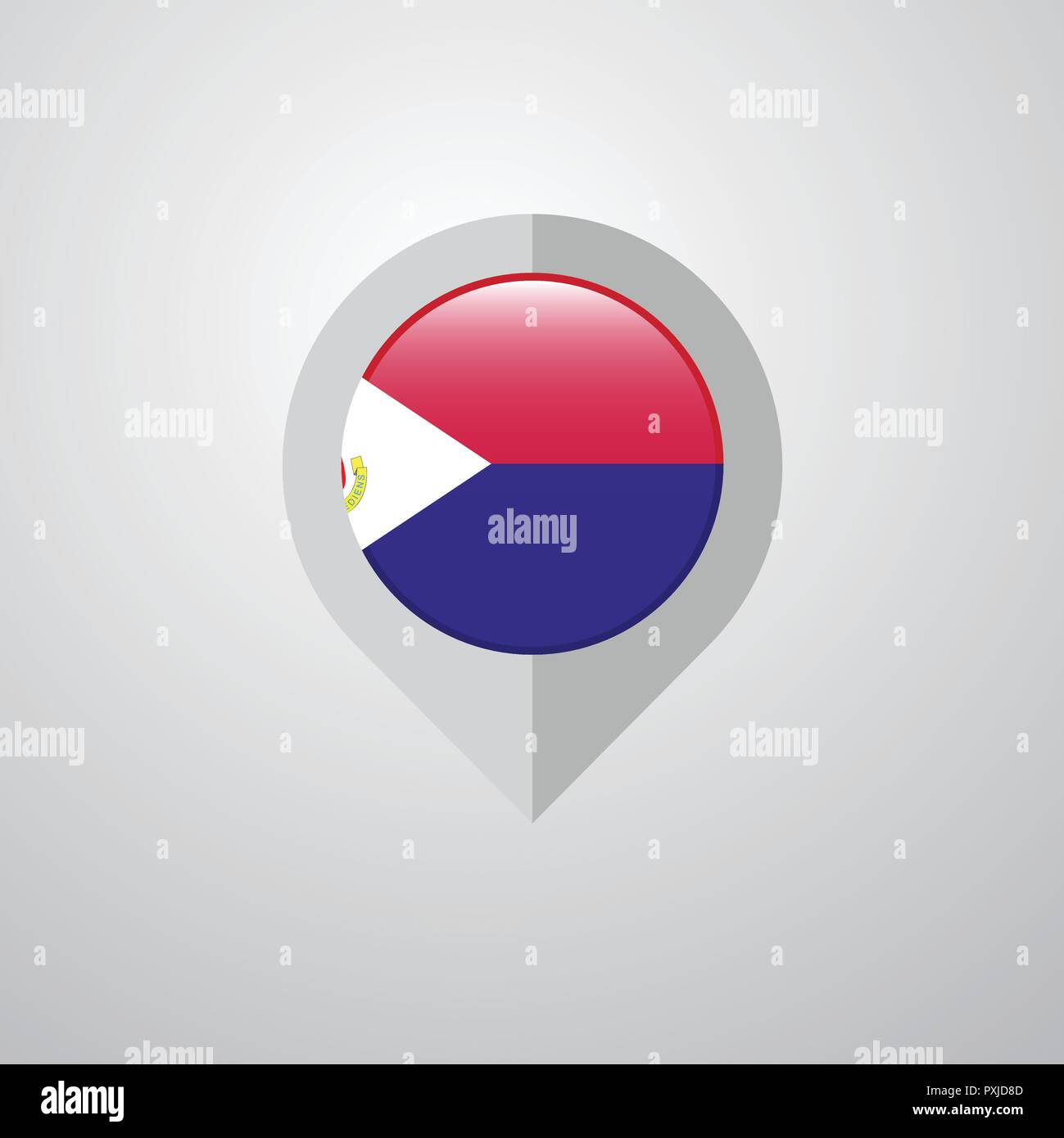 Saint martin island map hi-res stock photography and images - Alamy