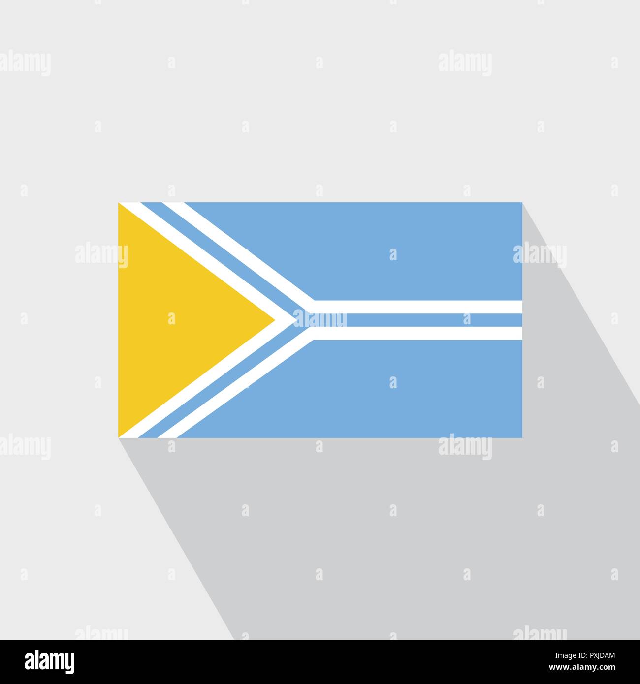 Flag of the republic of tuva Stock Vector Images - Alamy