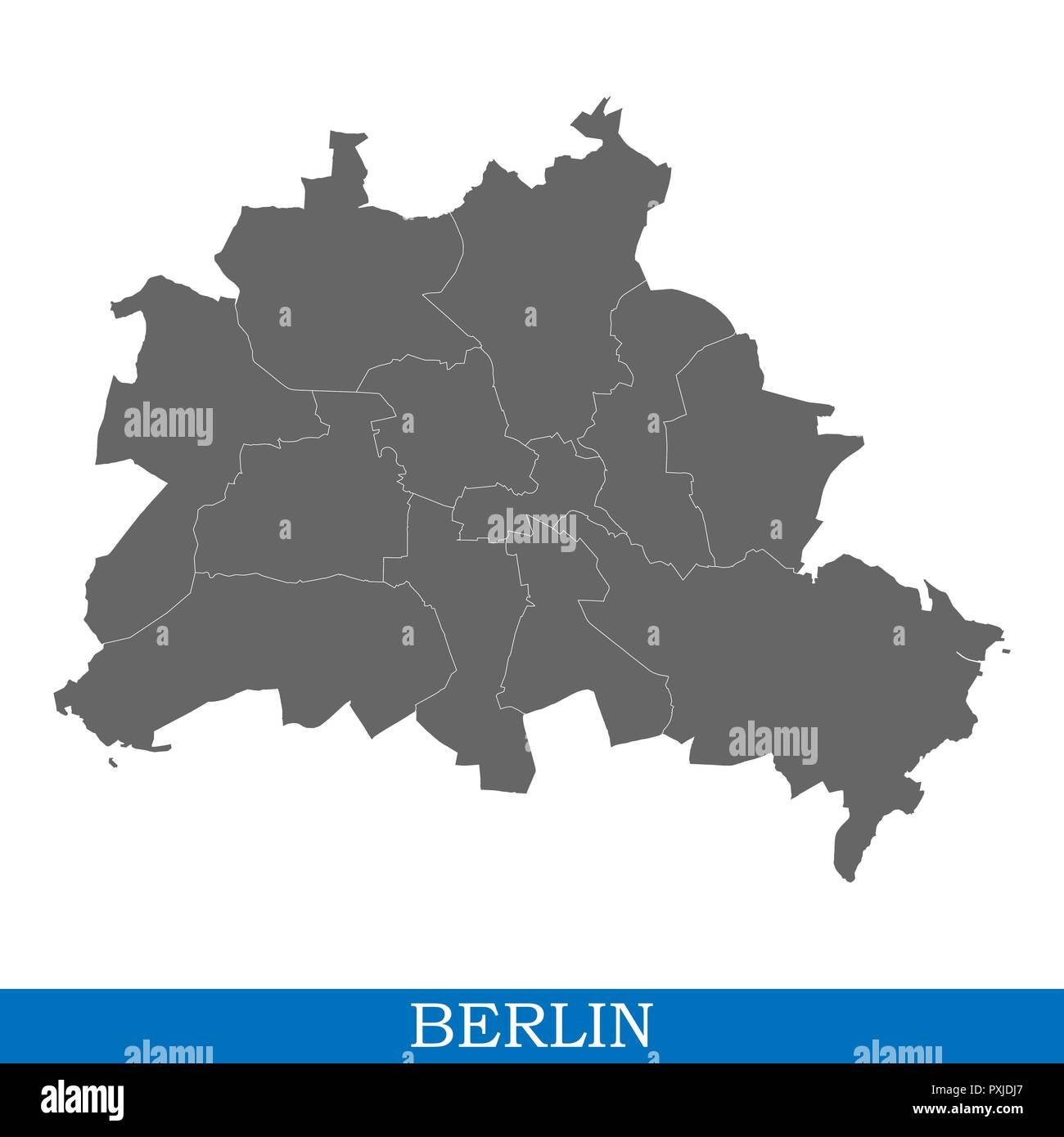 Vintage map of berlin Stock Vector Images - Alamy