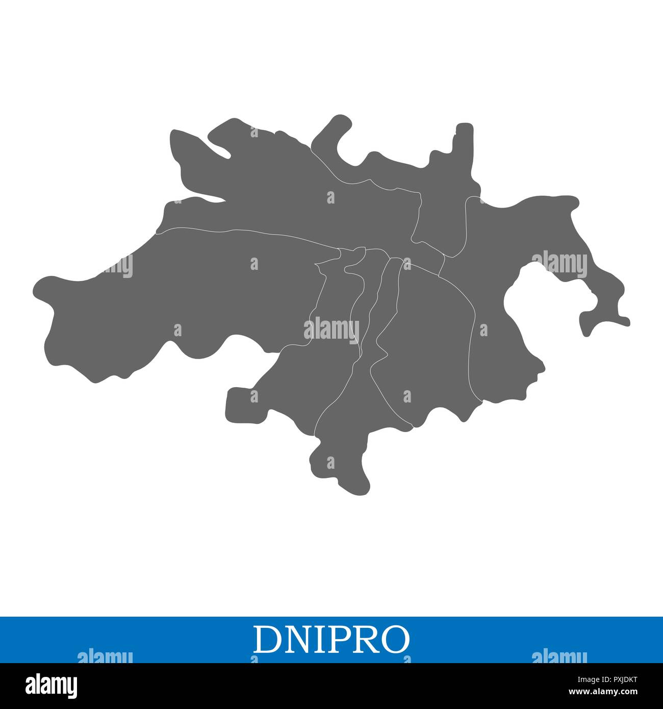 Map of dnipro hi-res stock photography and images - Alamy