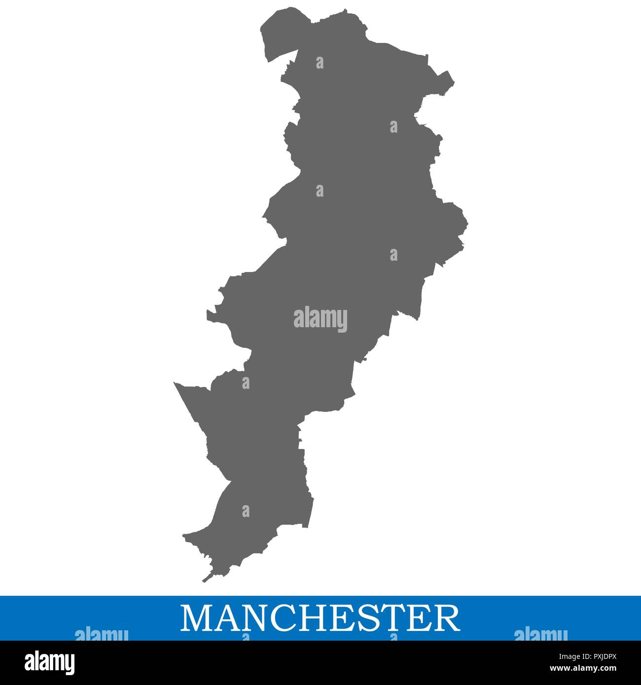 Map of manchester hi-res stock photography and images - Alamy