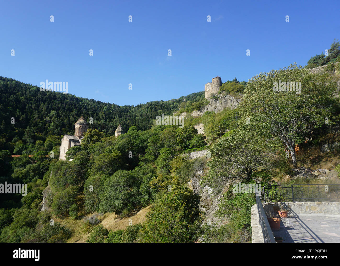 Sapara Monastery Complex Common Full View with Blue Sky Stock Photo - Alamy