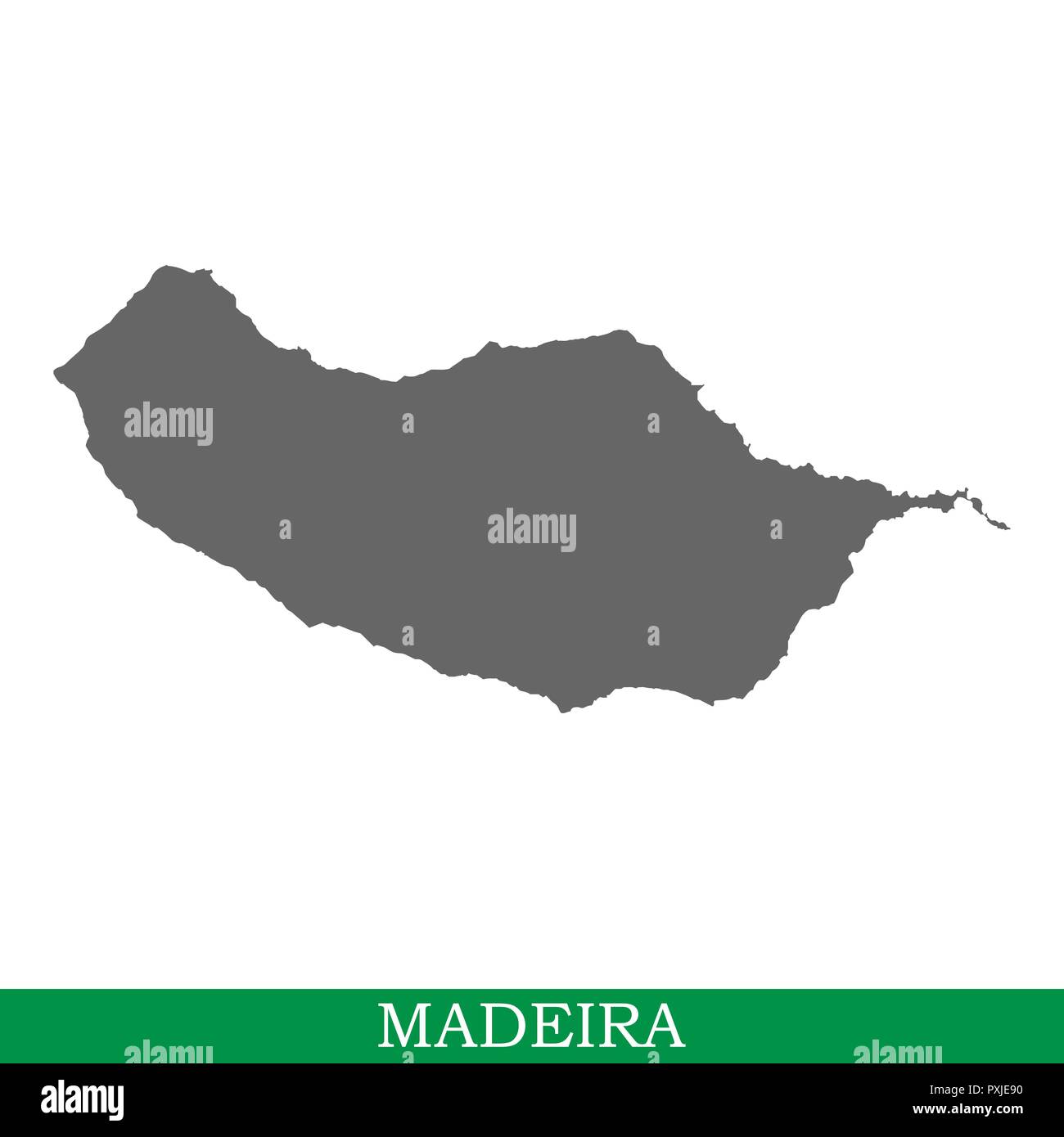 Map of madeira hi-res stock photography and images - Alamy