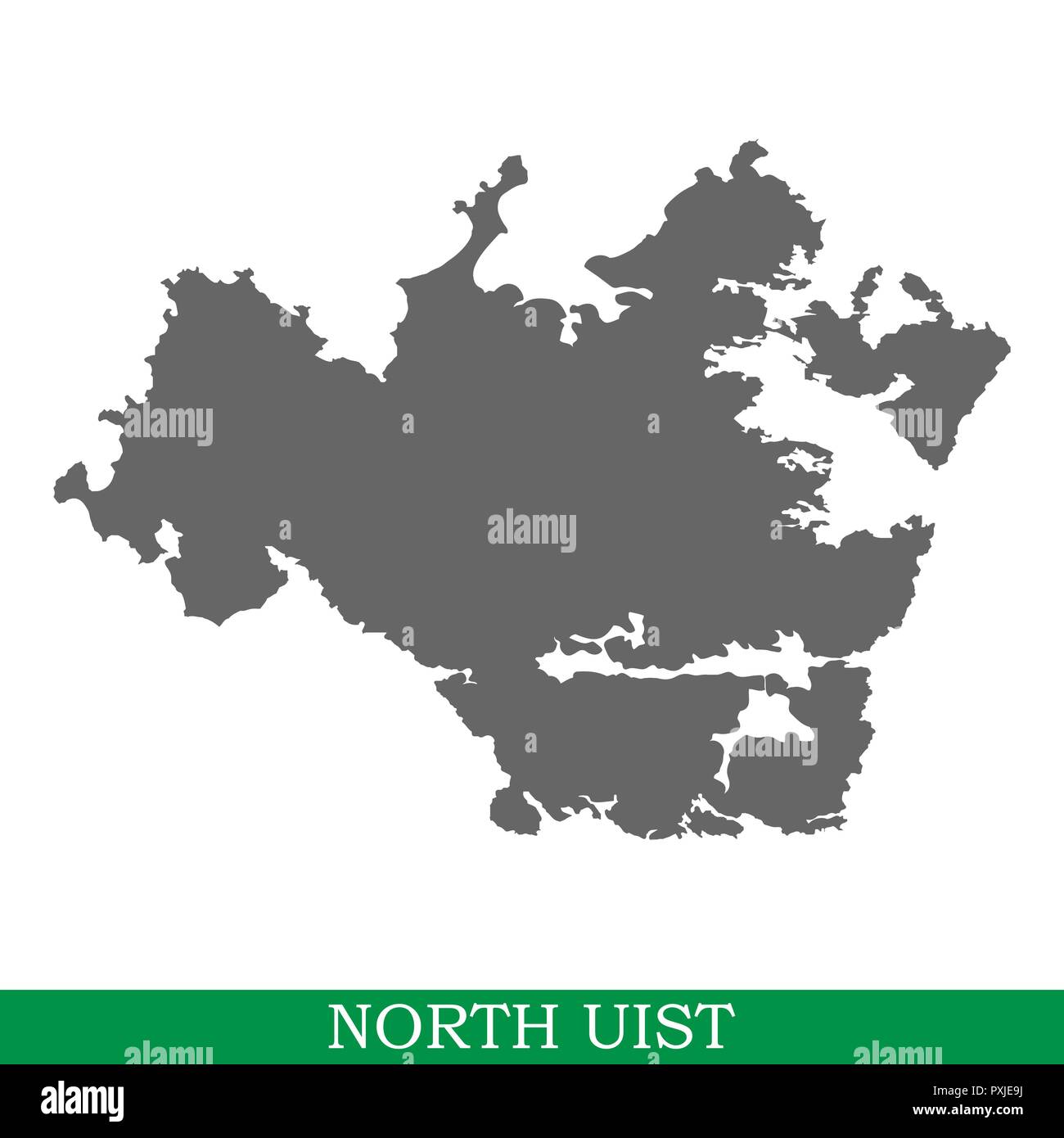 Island of north uist Stock Vector Images - Alamy