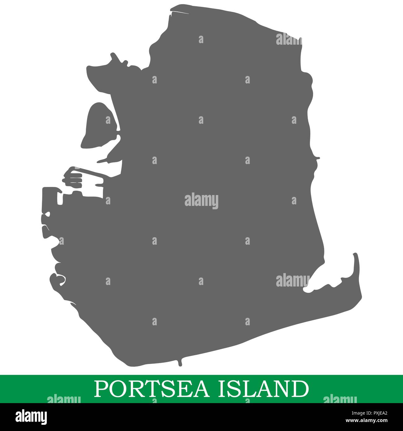 Portsea map Stock Vector Images - Alamy