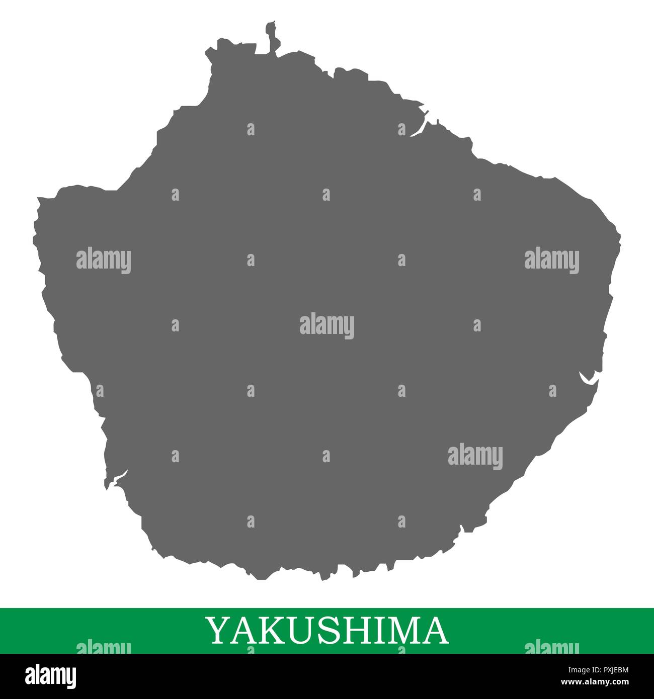 Yakushima island japan Stock Vector Images - Alamy