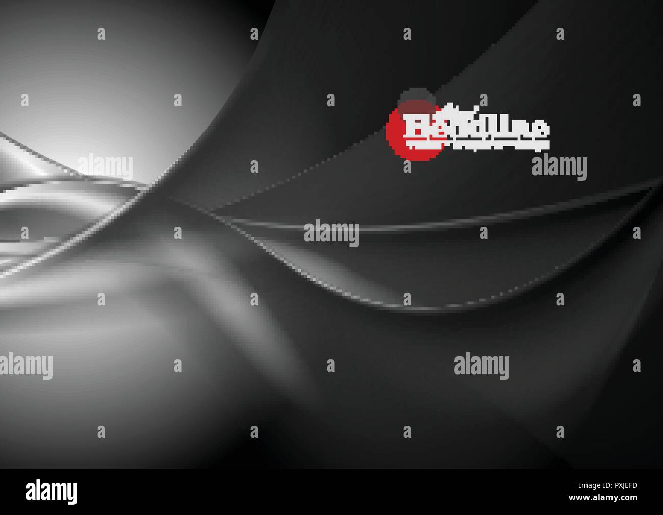 Abstract black shiny silk Stock Vector Images - Alamy