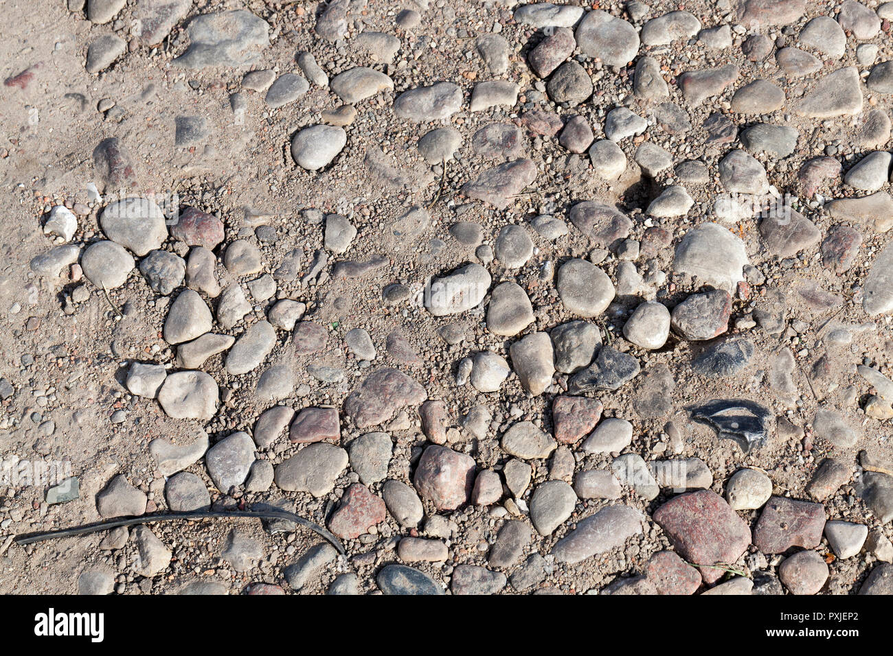 Small stones road hi-res stock photography and images - Alamy