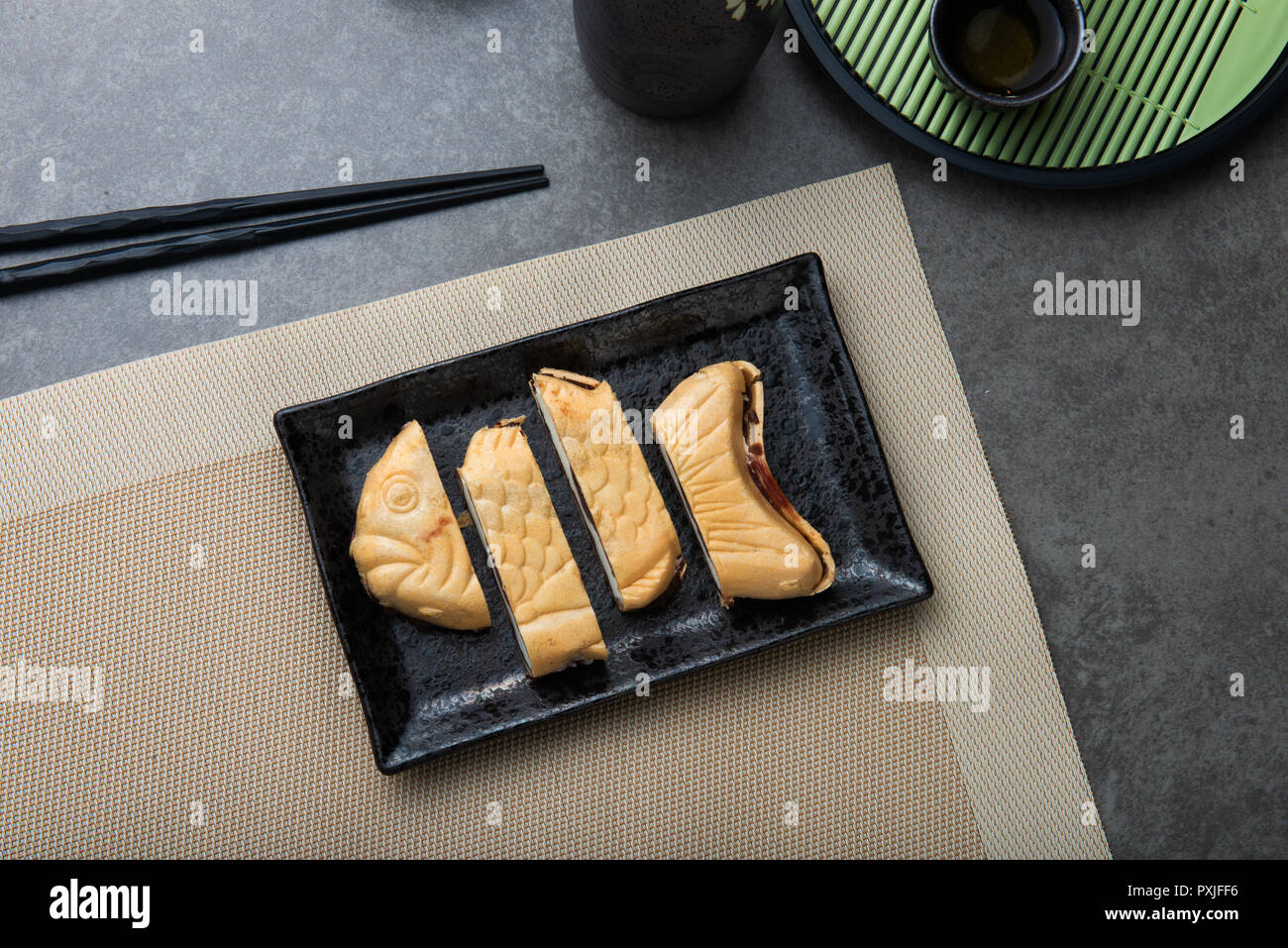 japanese fish wafer ice cream Stock Photo - Alamy