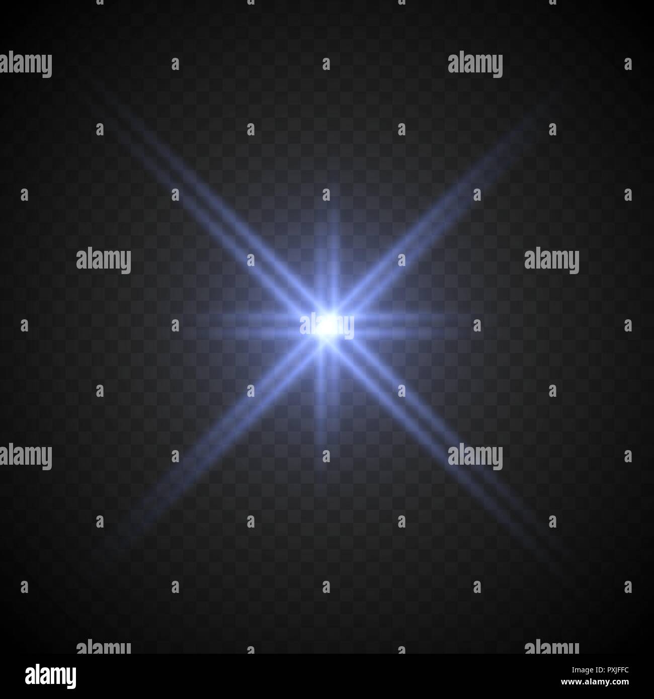 Flashlight on transparent background Stock Vector Images - Alamy