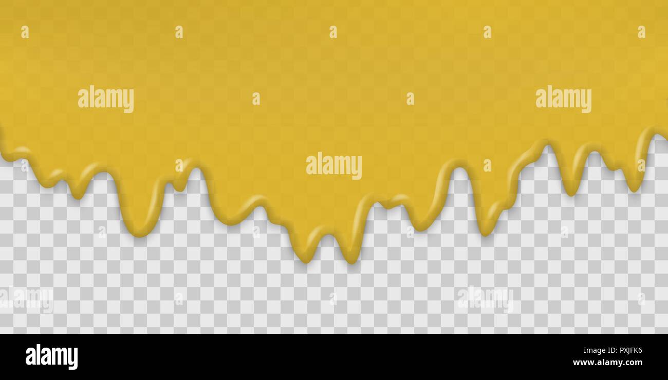 Melted sweet caramel dripping Stock Vector Images - Alamy