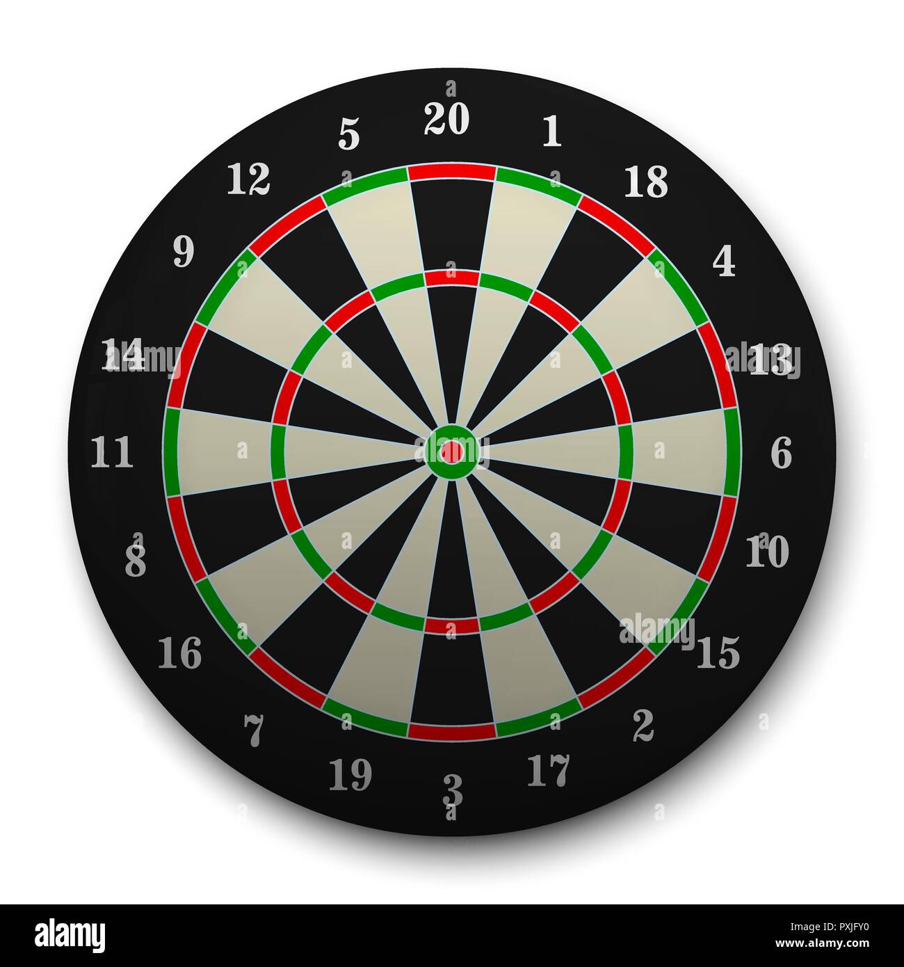 3d realistic Target for darts. Dart board Stock Vector Image & Art - Alamy