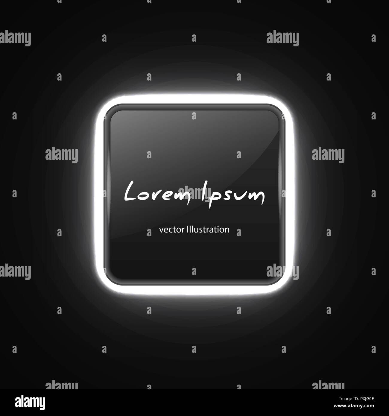 Neon trendy design vector vectors Black and White Stock Photos & Images ...