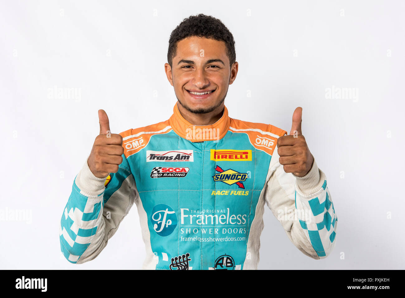 Daytona Beach, FL, USA. 22nd Oct, 2018. Ernie Francis Jr poses for ...