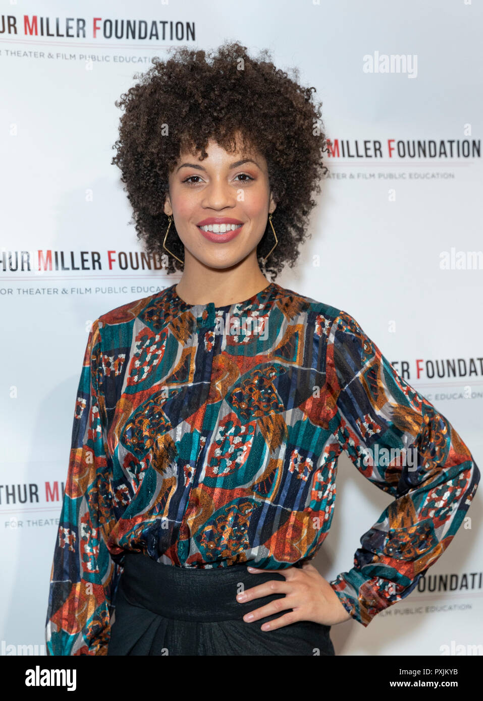 New York, NY - October 22, 2018: Sasha Hutchings attends 2018 Arthur ...