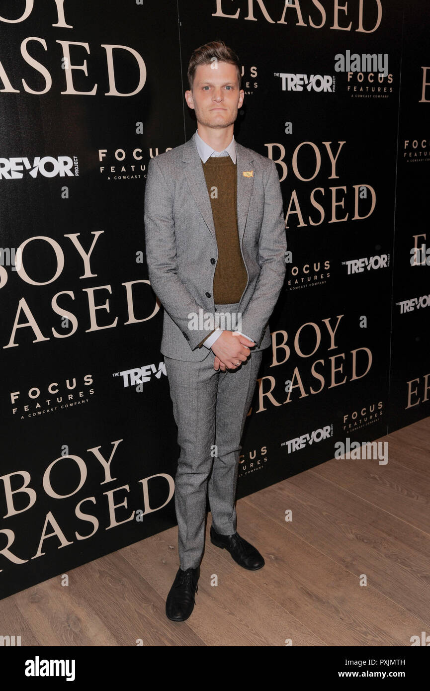 New York, USA. 22nd October, 2018. Producer David Joseph Craig attends ...