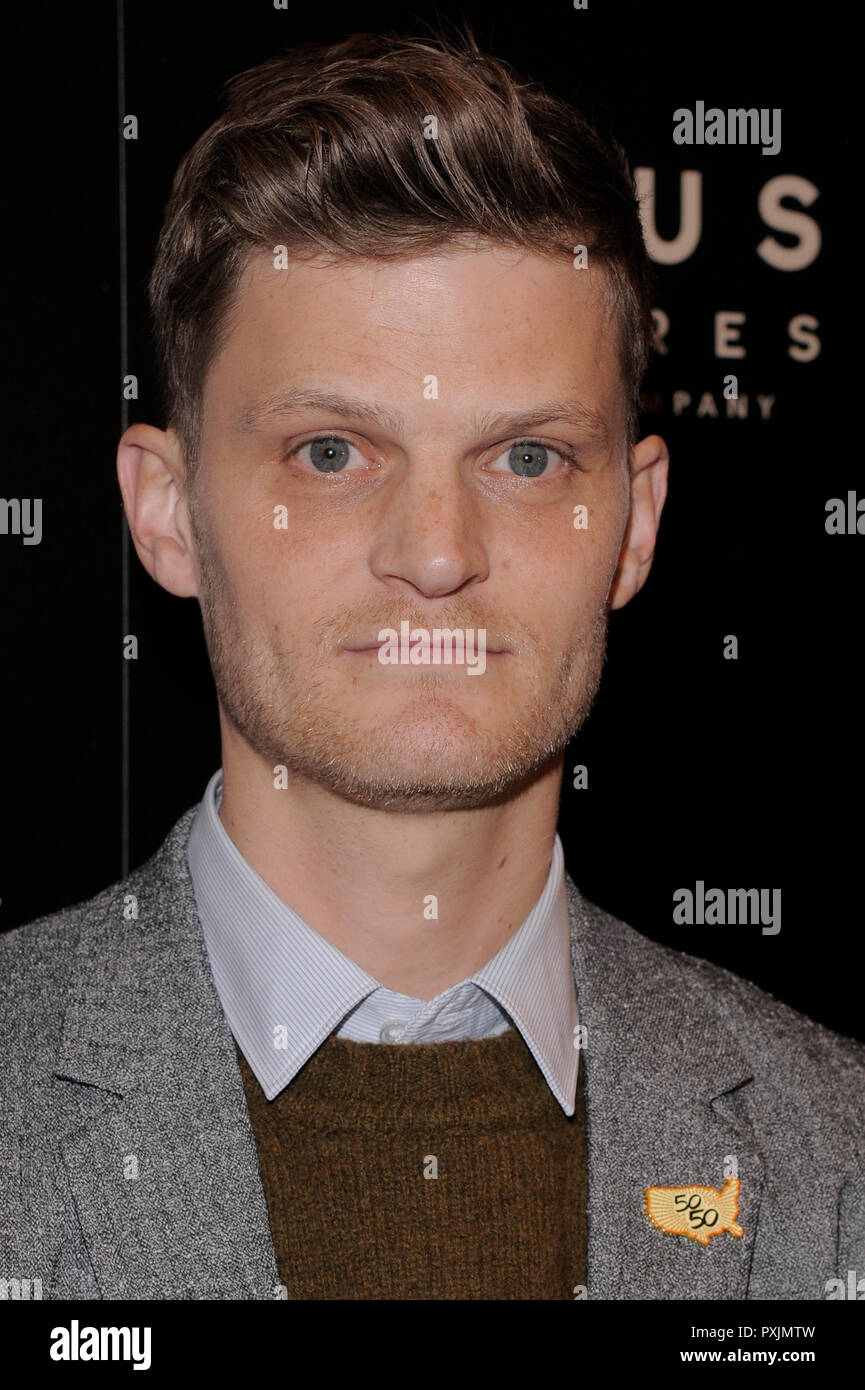 New York, USA. 22nd October, 2018. Producer David Joseph Craig attends ...