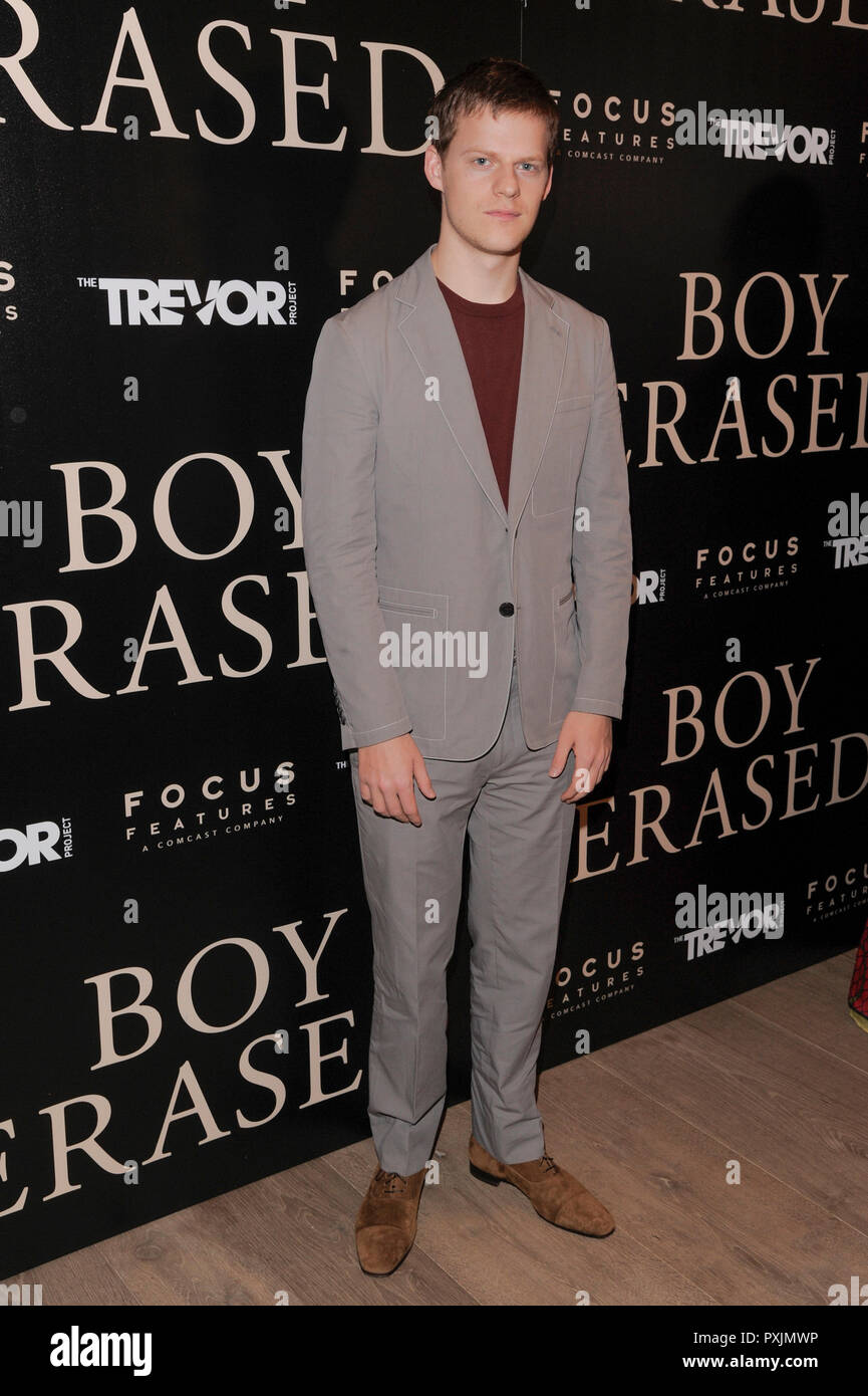 New York, USA. 22nd October, 2018. Actor Lucas Hedges attends the New ...