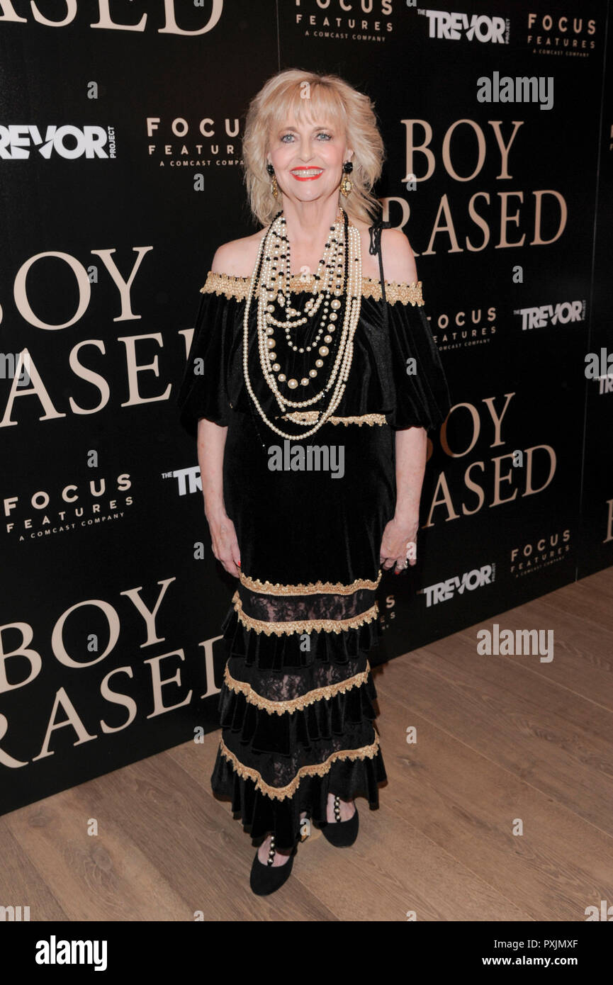New York, USA. 22nd October, 2018. Real life character Martha Conley ...