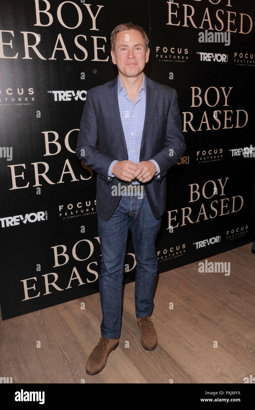 New York, USA. 22nd October, 2018. TV Host Patrick Kiernan attends the ...