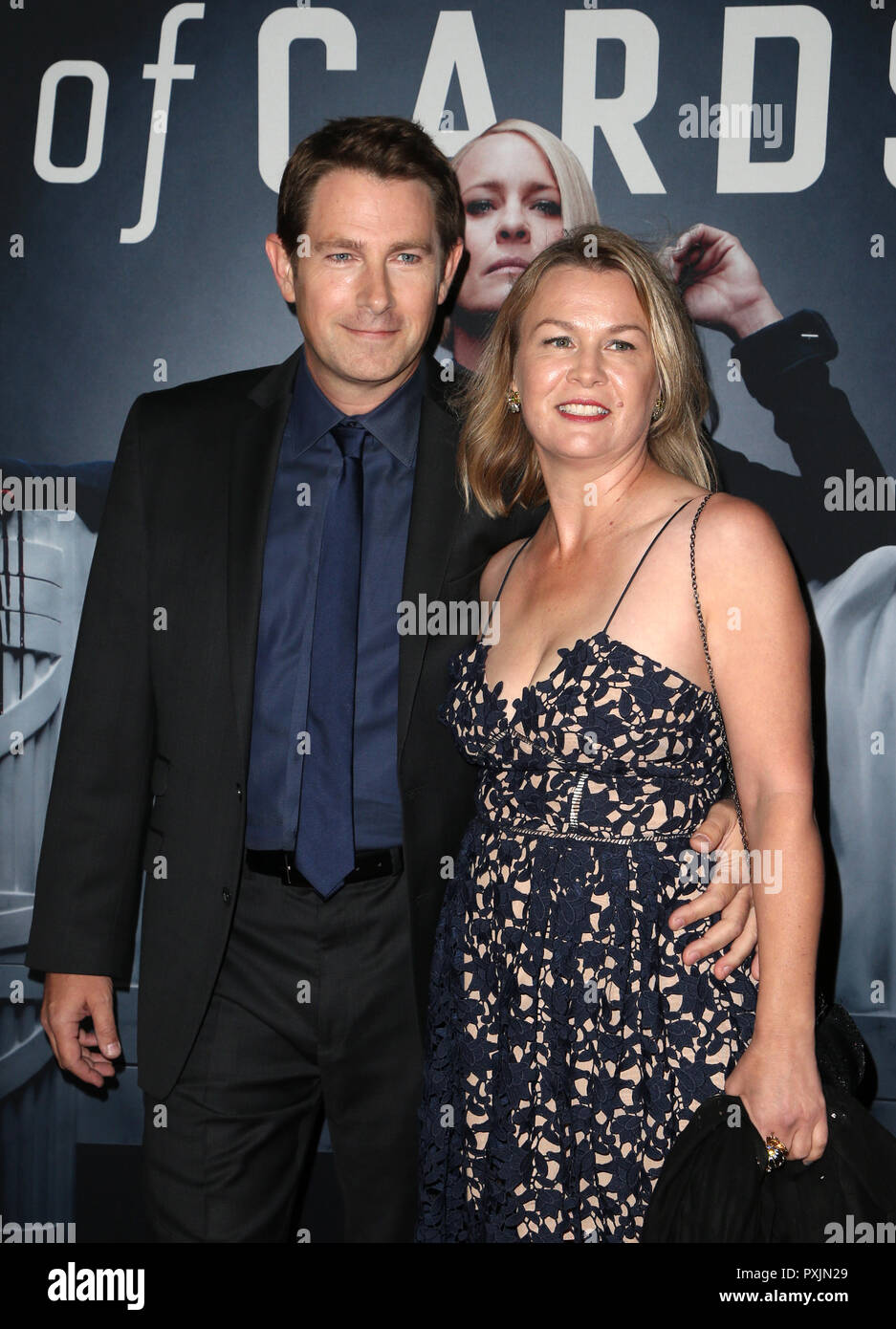 Los Angeles, Ca, USA. 22nd Oct, 2018. Derek Cecil, Melissa Bruning, at ...