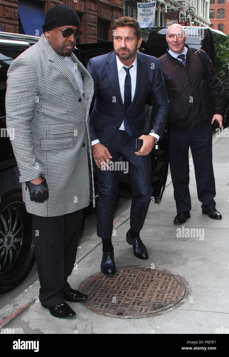 New York, NY, USA. 22nd Oct, 2018. Gerard Butler at Build Series ...