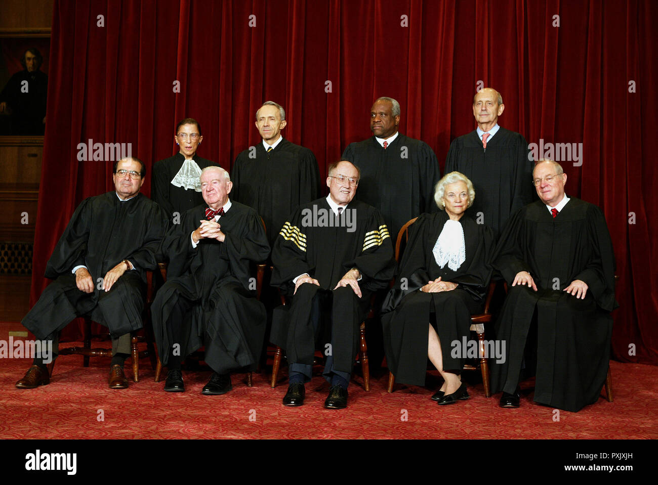 William rehnquist clarence thomas hi-res stock photography and images ...