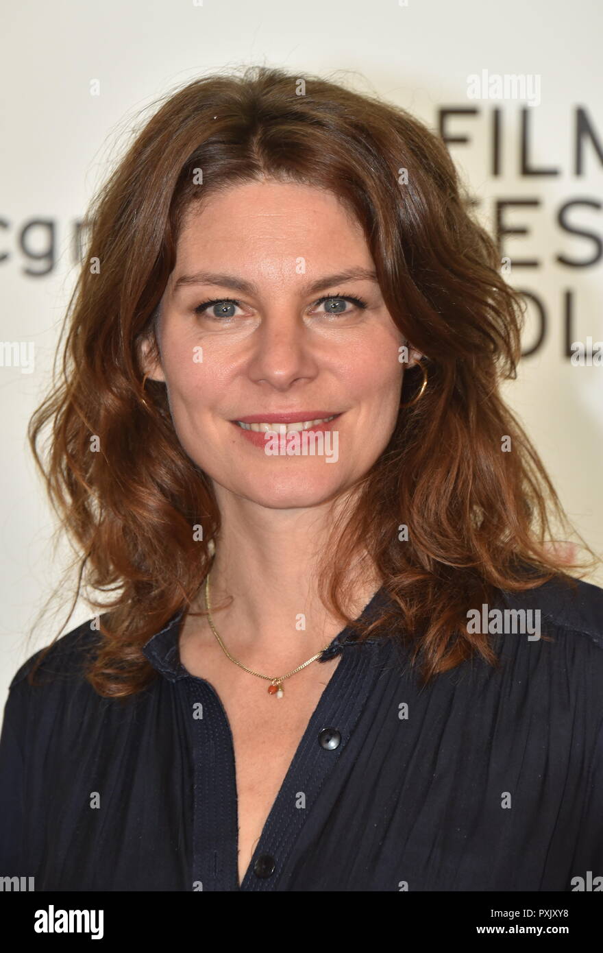Colgne, Germany. 10th Oct, 2018. The Dutch actress Rifka Lodeizen will ...
