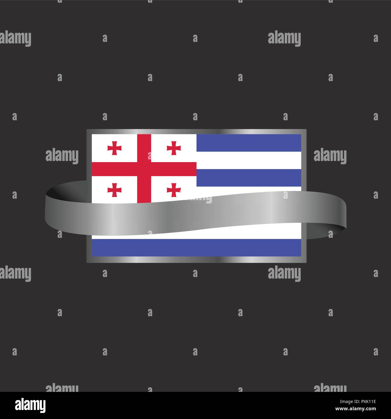 Flag of ajaria Stock Vector Images - Alamy