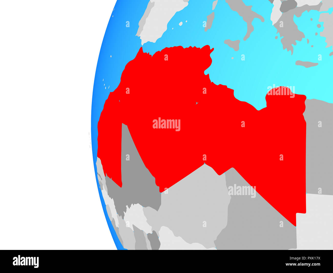 Northwest africa map hi-res stock photography and images - Alamy